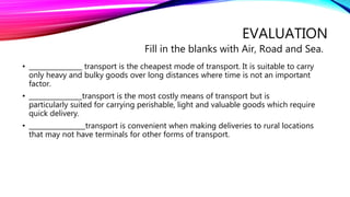 Transportation | PPTX