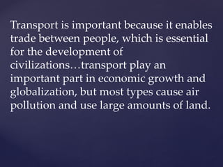 Transportation | PPT