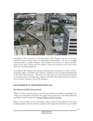 TRANSPORTATION ORIENTED DEVELOPMENT ANALYSIS | PDF