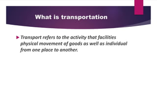 Transportation | PPT