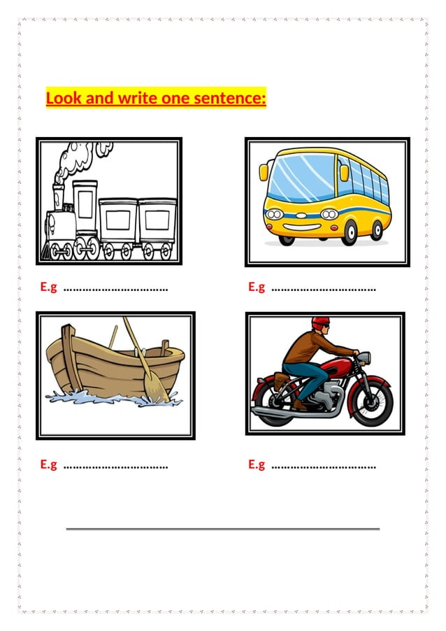 Interactive Transportation Flashcards with Examples & Exercises | PDF