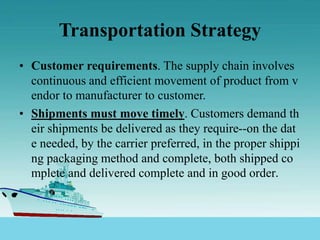 transportation-.pptx | Logistics and Transportation Industry | Industries