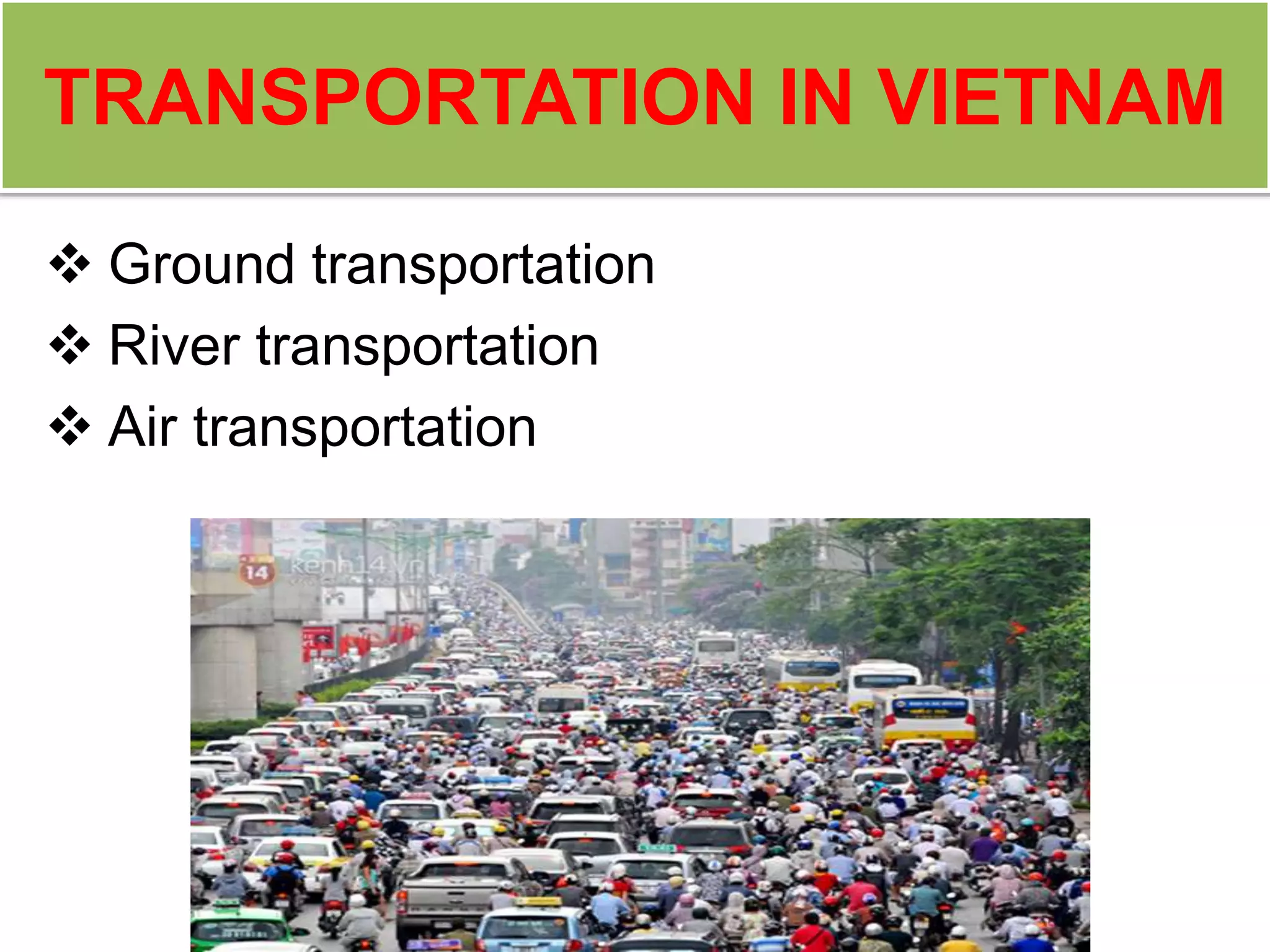 Transportation in Vietnam | PPTX