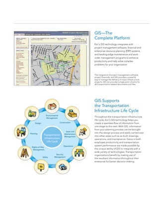 GIS for Transportation Infrastructure Management | PDF
