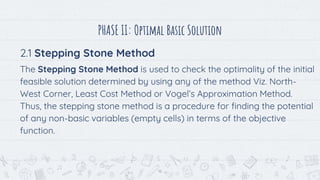 Transportation model | PPT