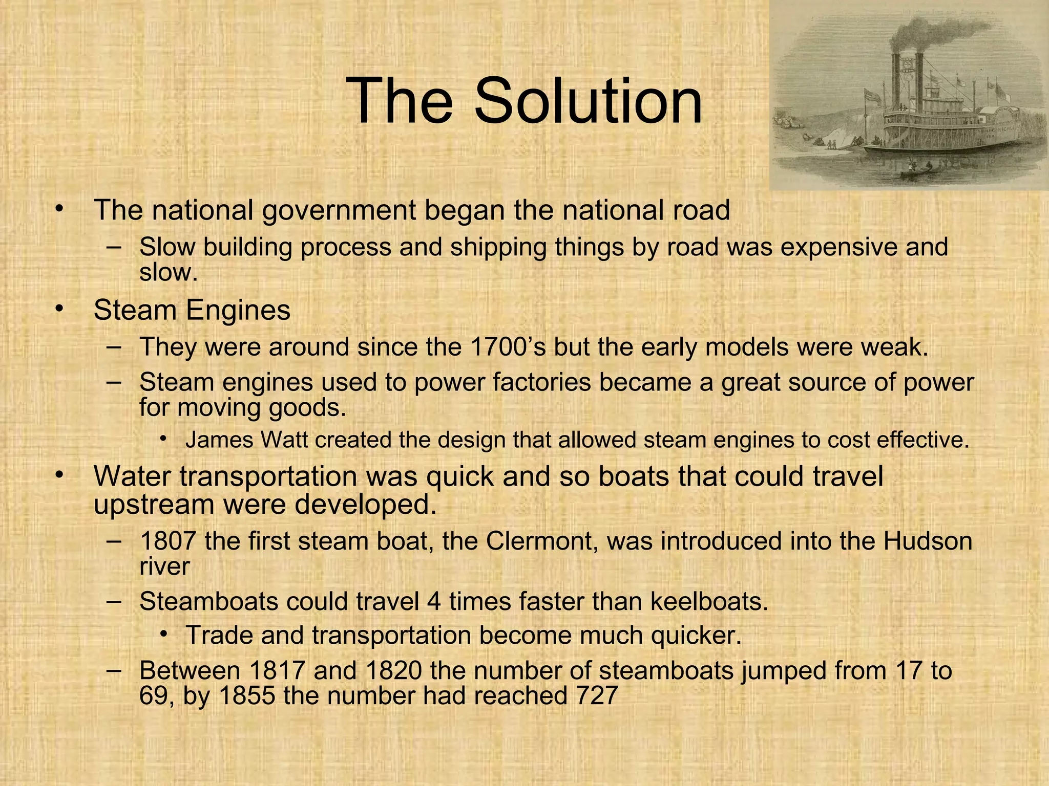 Transportation Revolution | PPT | Rail Travel | Travel Type