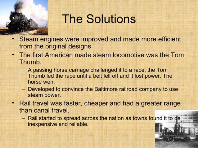 Transportation Revolution | PPT | Rail Travel | Travel Type