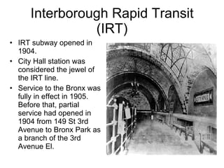 NYC Subways | PPT