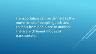 Transportation2 | PPTX