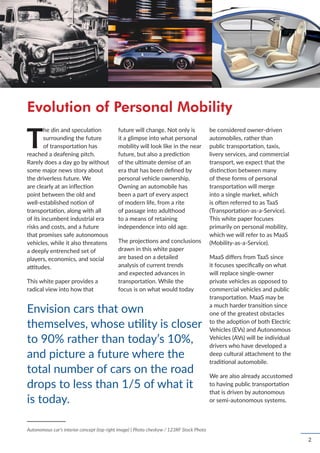 Transportation 2050 | The future of personal mobility | PDF