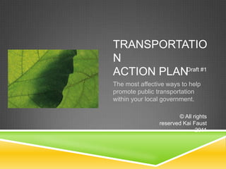 Transportation action plan | PPTX