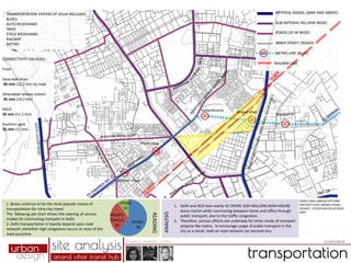 Transportation analysis at anand vihar | PDF | Rail Travel | Travel Type