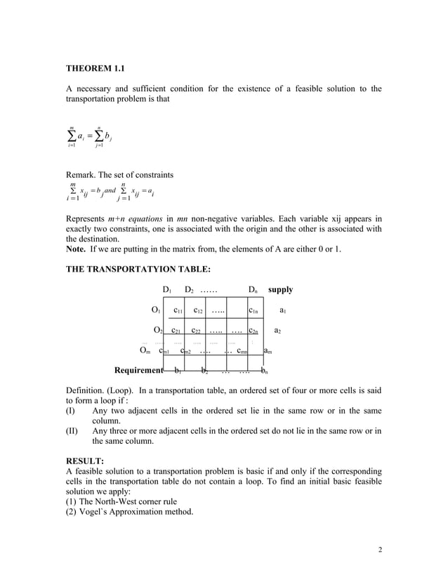 Transportation and assignment_problem | DOC