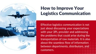 Transportation and Logistics | PDF