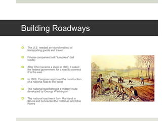 Transportation and trade in the early 1800's | PPTX
