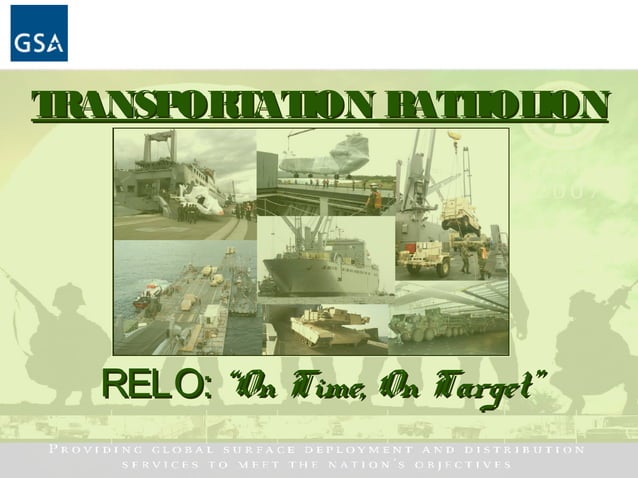 ON TIME | ON TARGET: Leasing for Army Transportation Battalion | PPT