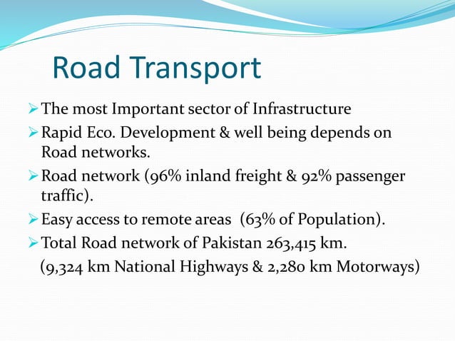 Transportation & communication OF PAKISTAN PPT | PPTX