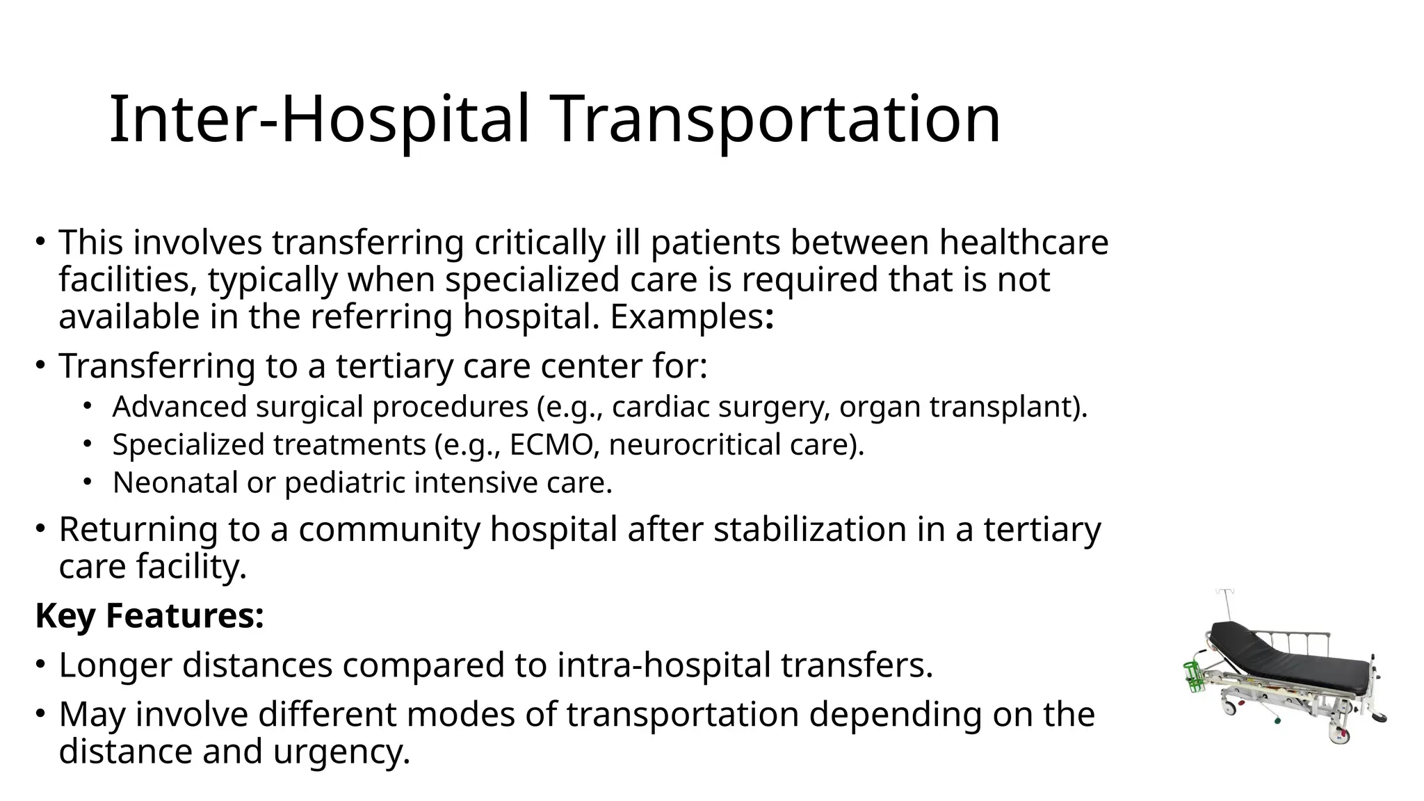Transportation Critically ill Intra and Inter Hospital | PPTX