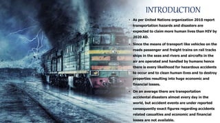 Transportation disaster | PPTX