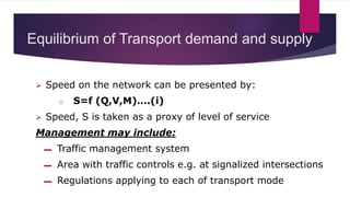 Transportation Economics (transport demand and supply) | PDF