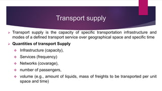 Transportation Economics (transport demand and supply) | PDF