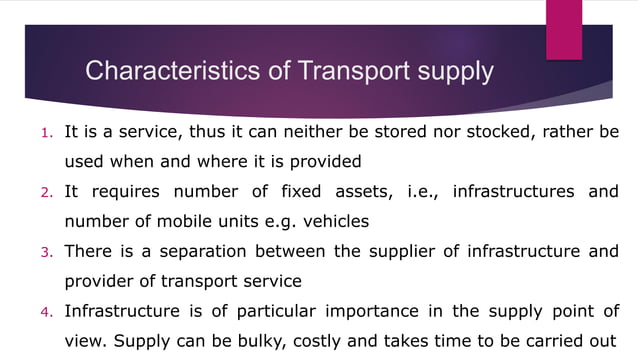Transportation Economics (transport demand and supply) | PDF
