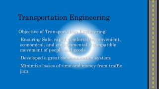 Transportation engineering | PPTX