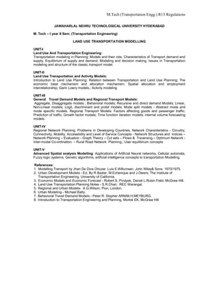 Transportation engineering | PDF