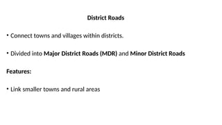 Transportation Engineering- Modes of Transport, Types of roads ...
