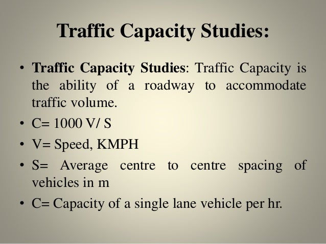 Transportation Engineering I