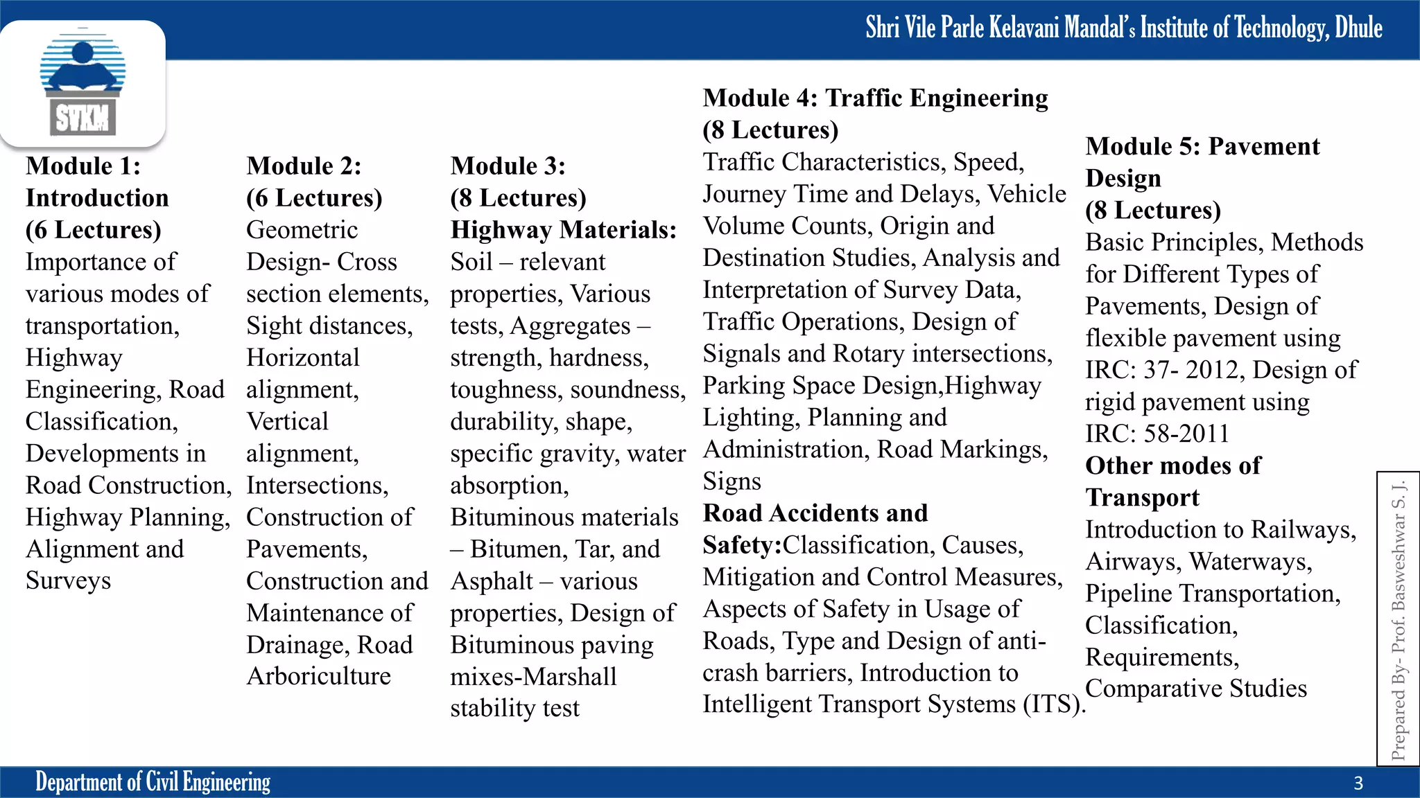 Transportation Engineering Bridging Pdf