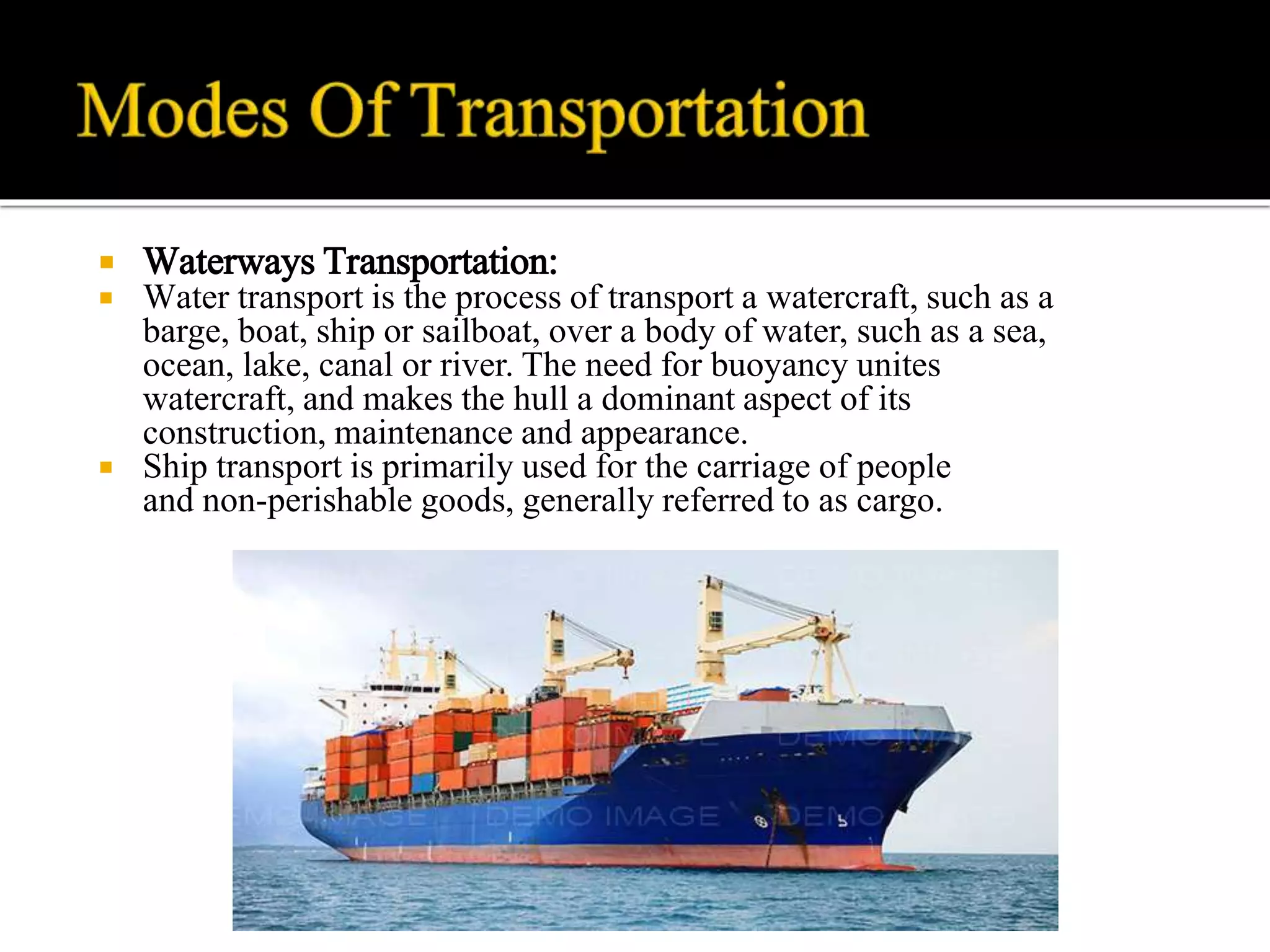 Introduction to Transportation Engineering | PPTX