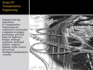 Introduction to Transportation Engineering | PPTX