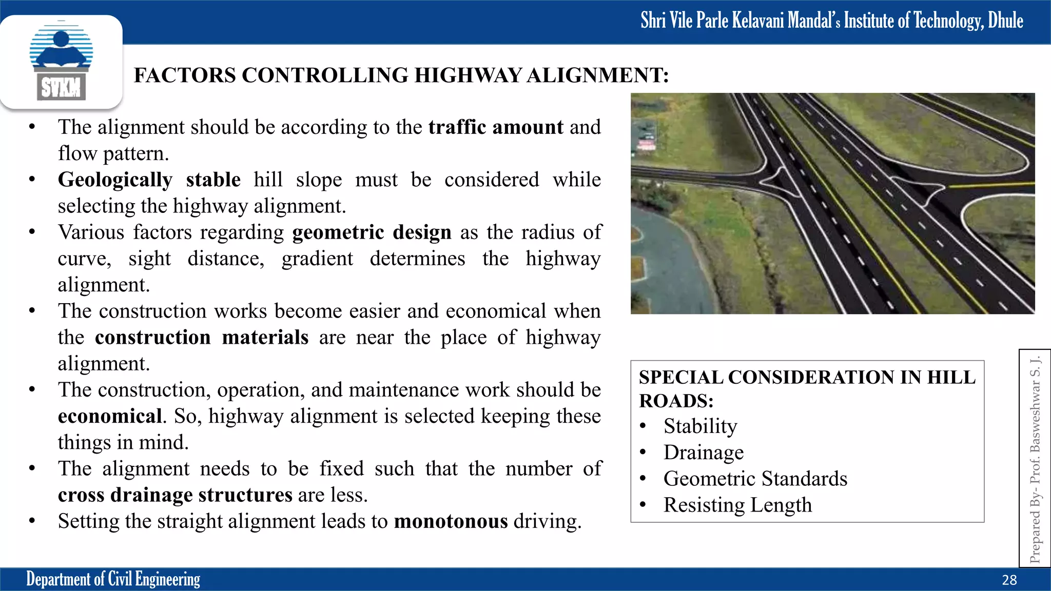 Transportation Engineering M1 Pdf