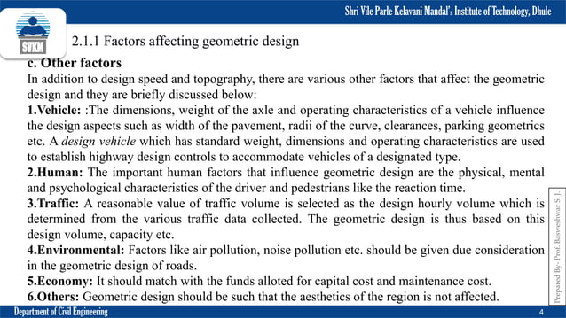 TRANSPORTATION_ENGINEERING_M2.pdf | Civil Engineering Industry | Industries