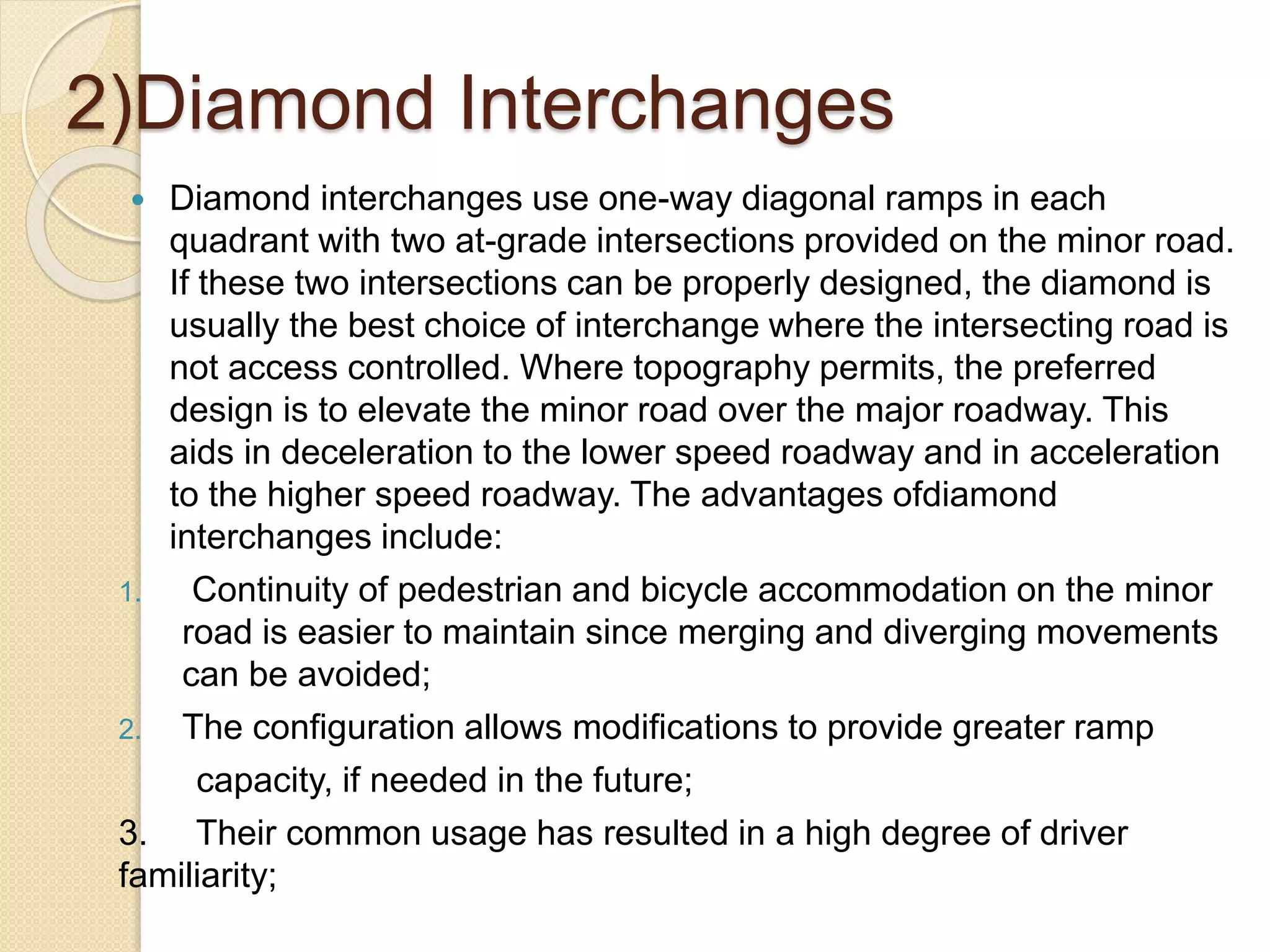 Interchanges and its Types of interchanges | PPTX