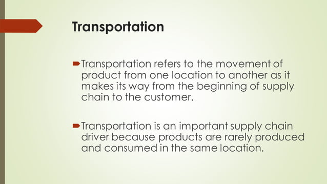 Transportation Management | PDF