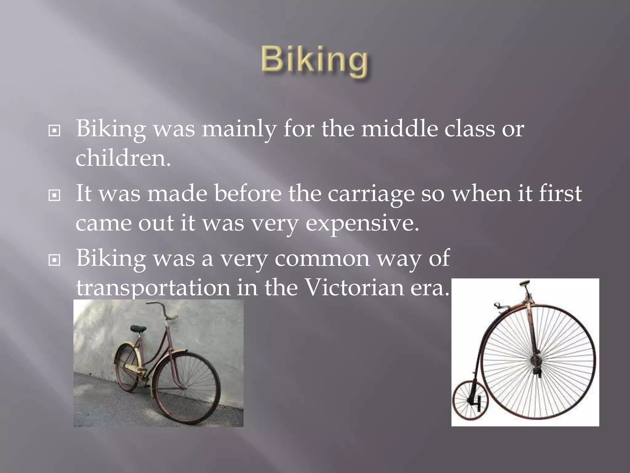 Transportation from the victorian era | PPTX