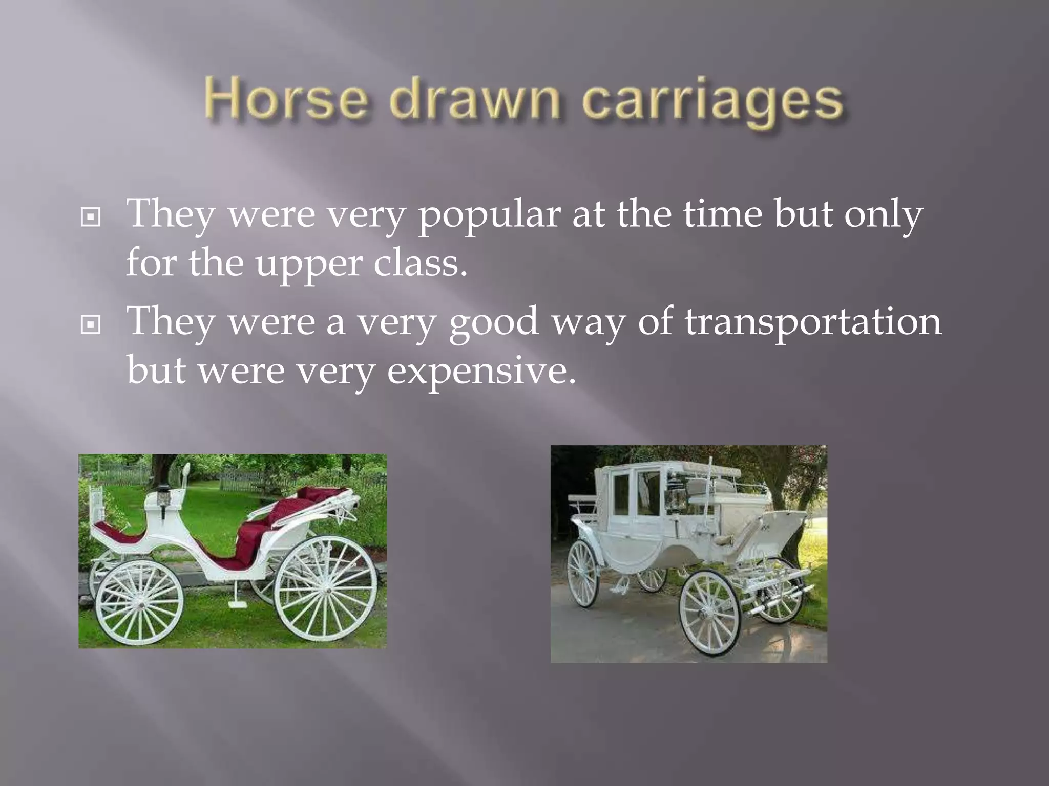 Transportation from the victorian era | PPTX