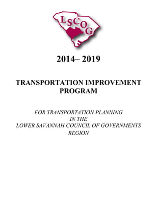 Transportation Improvement Program 2014 - 2019 | PDF