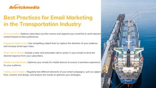 Importance of Transportation industry email list | PDF | Email | Internet