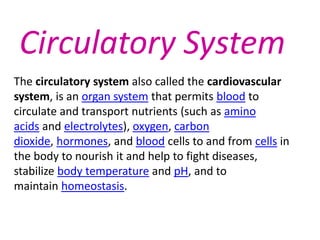Transportation in human beings | PPTX