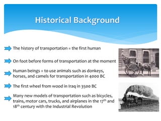 Transportation in Modern World | PPTX