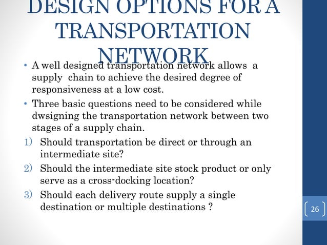Transportation in supply chain | PPTX | Air Travel | Travel Type