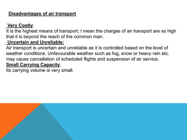 Transportation in tourism | PPTX