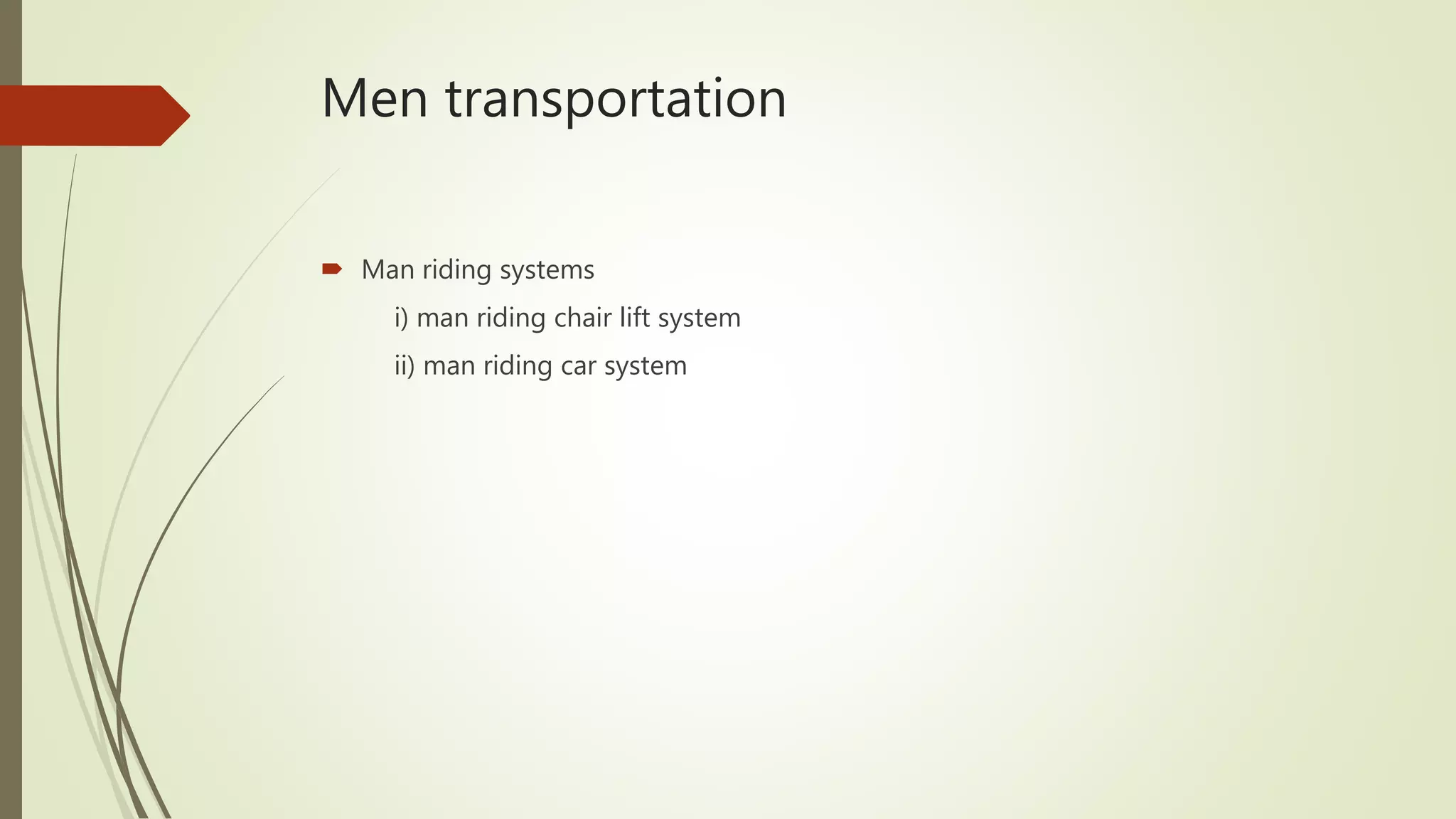 Transportation in underground mines | PPTX