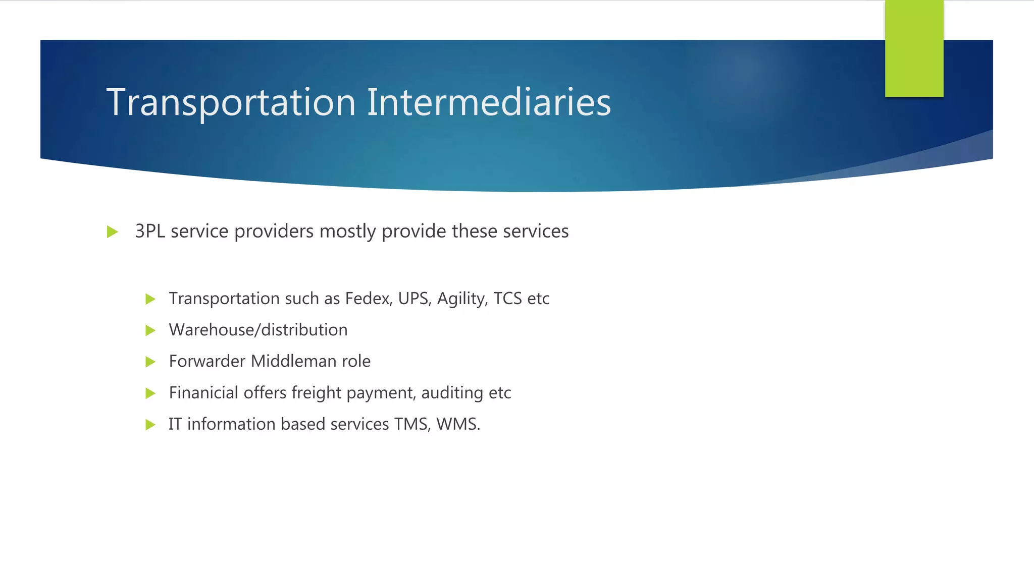 Transportation Fundamentals | Transportation stake holders | Transport ...