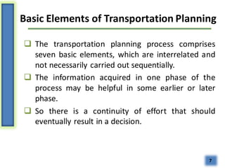 Transportation Lecture 2.pdf | Logistics and Transportation Industry | Industries