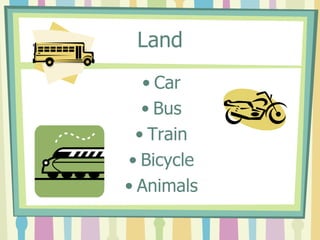 Transportation lesson | PPT