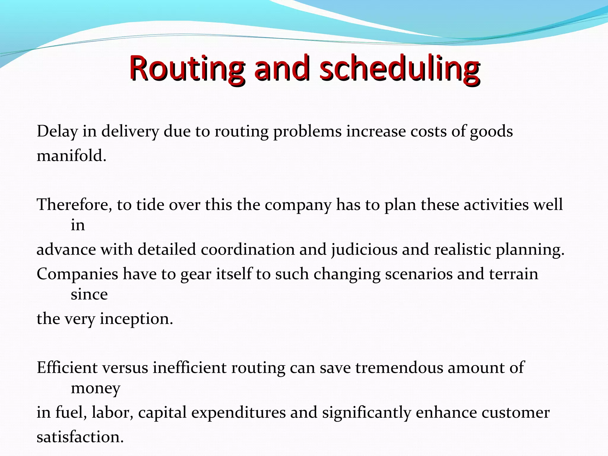 Transportation management | PPT